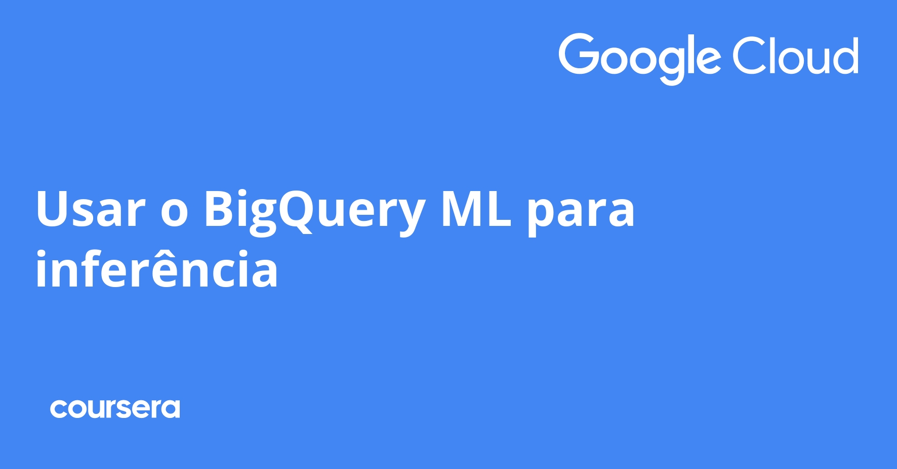Usar o BigQuery ML para inferência | Coursera