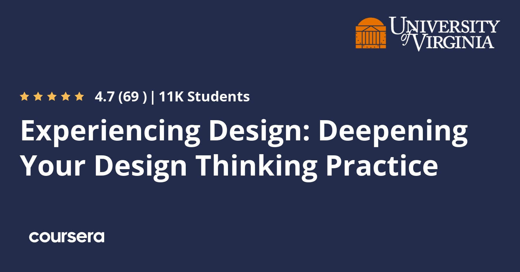 Experiencing Design: Deepening Your Design Thinking Practice | Coursera