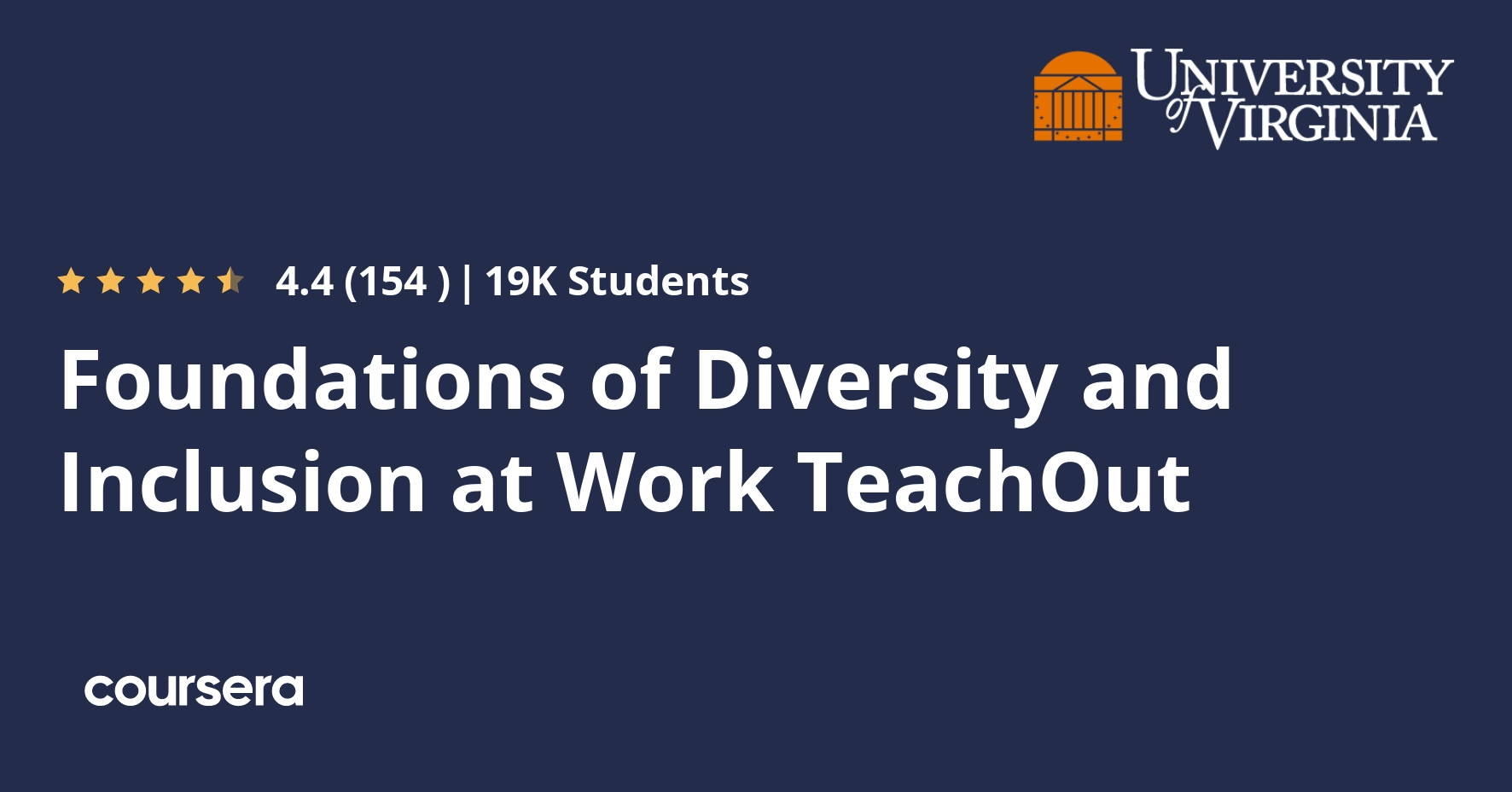 Foundations of Diversity and Inclusion at Work TeachOut | Coursera