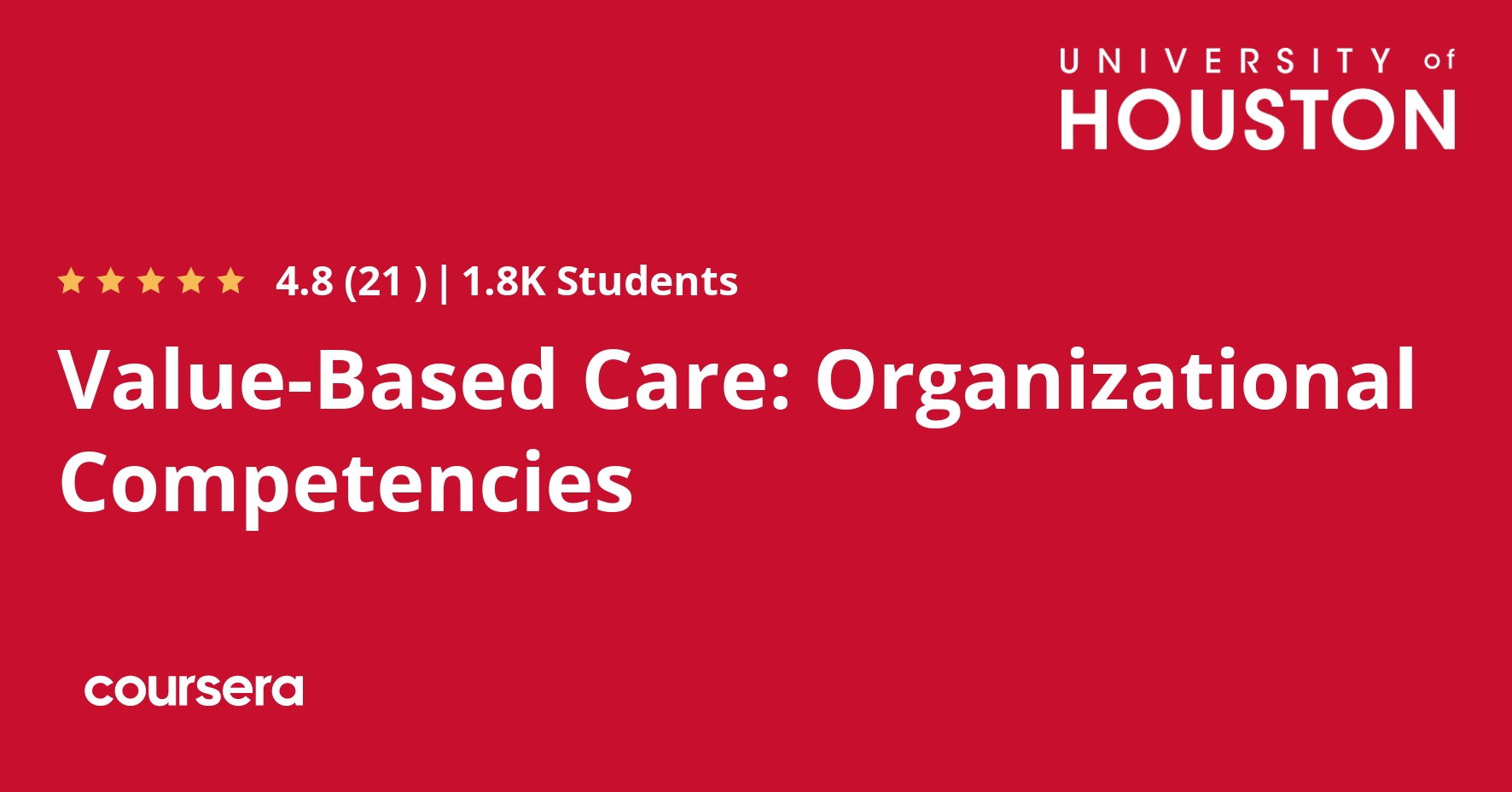 Value-Based Care: Organizational Competencies | Coursera