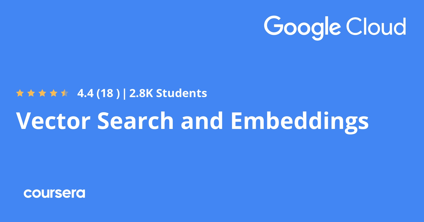 Vector Search and Embeddings | Coursera