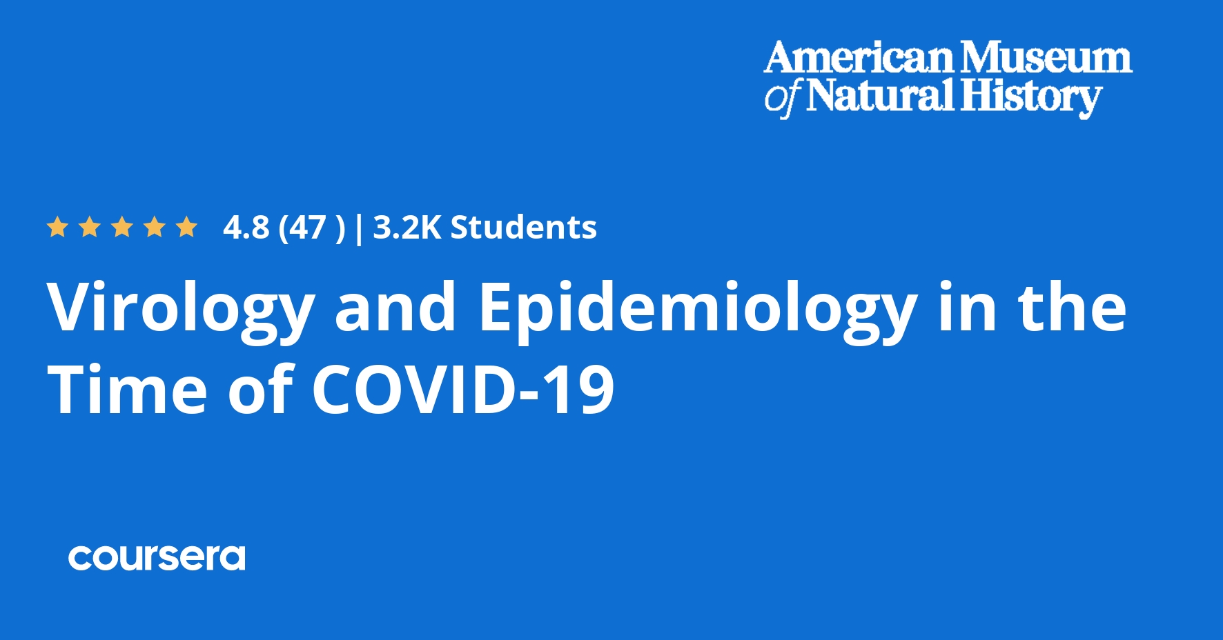 Virology and Epidemiology in the Time of COVID-19 | Coursera