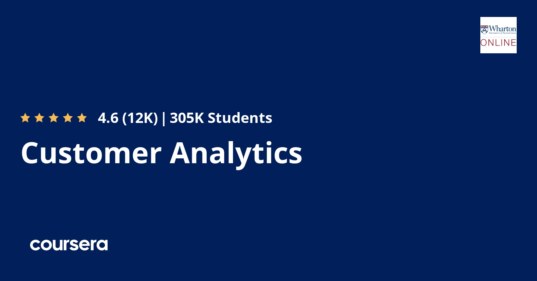 Customer Analytics | Coursera