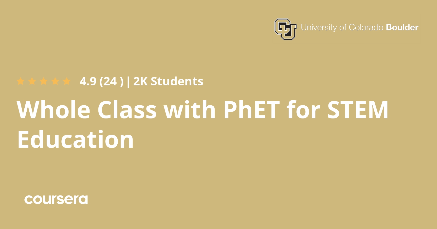 Whole Class with PhET for STEM Education | Coursera