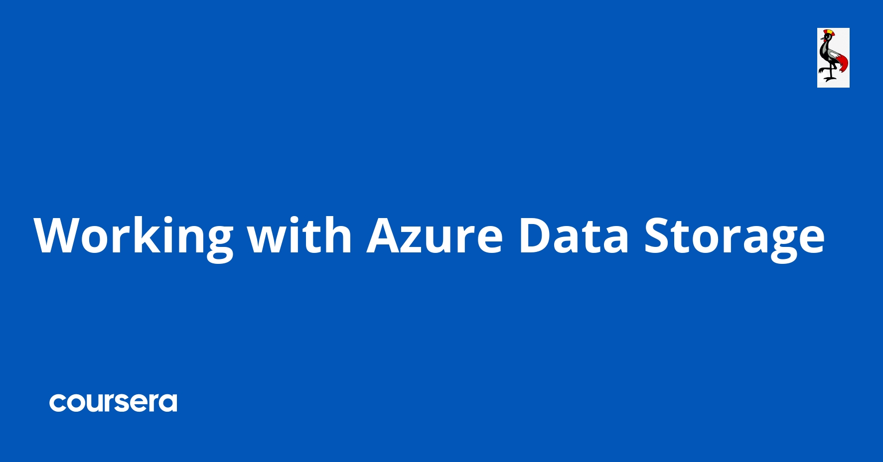 Working with Azure Data Storage