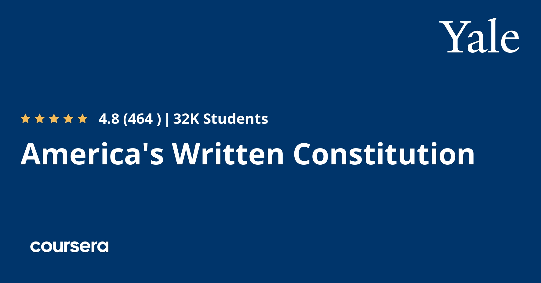 America's Written Constitution | Coursera