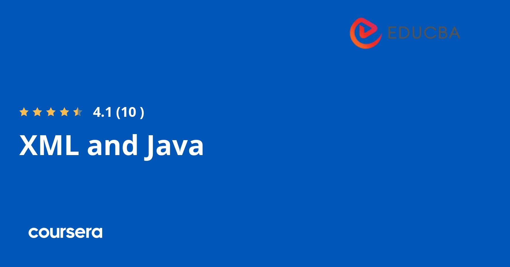 XML and Java | Coursera