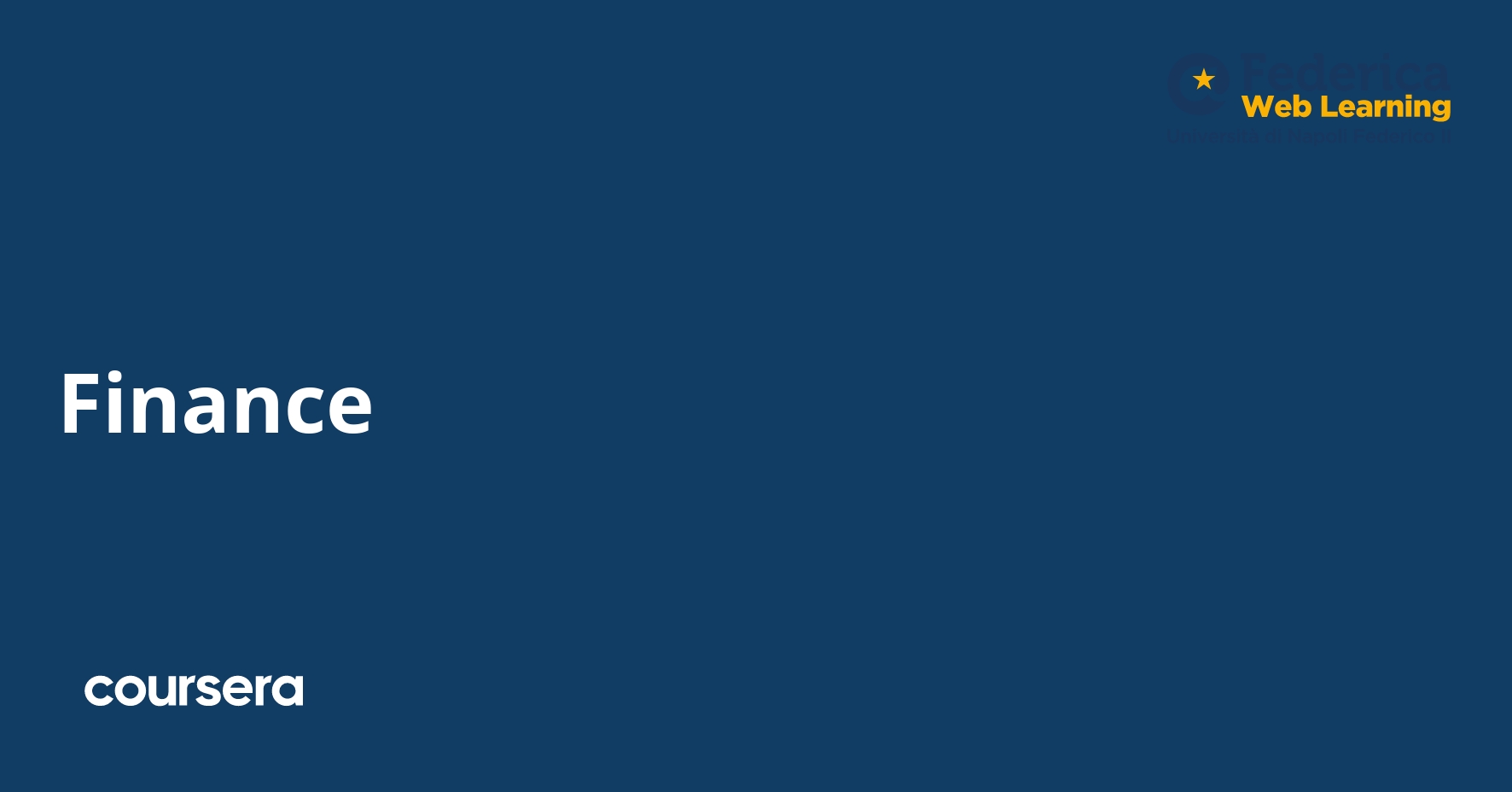 Finance | Coursera
