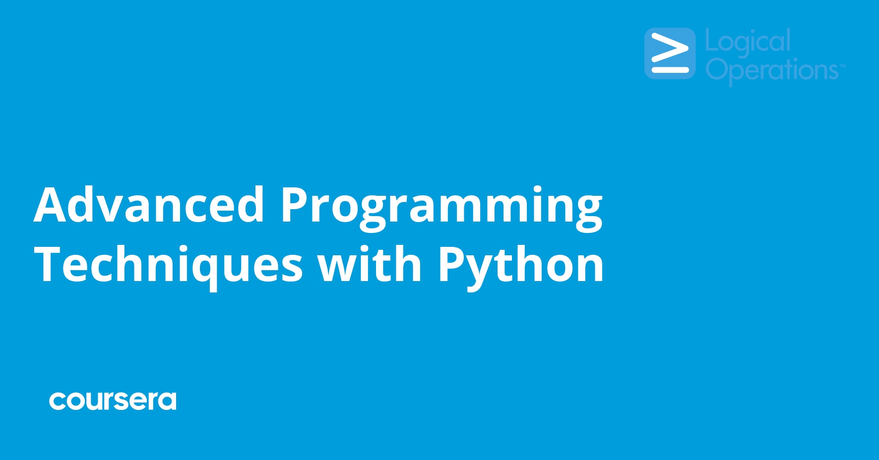 Advanced Programming Techniques with Python | Coursera