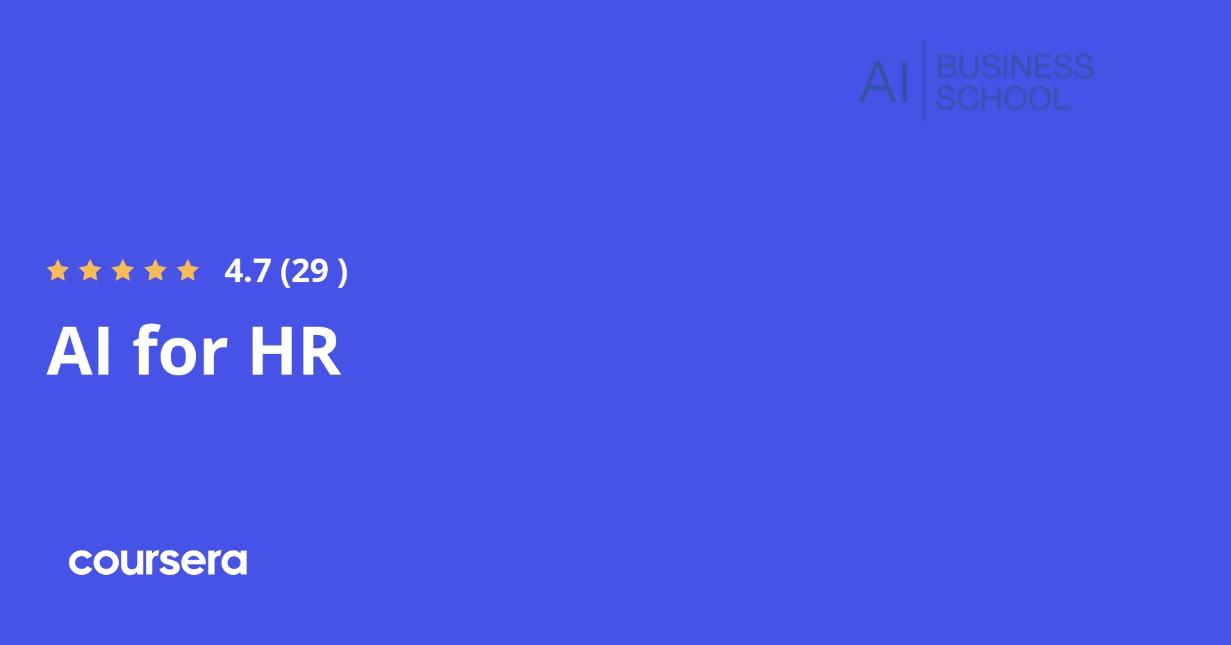 AI for HR | Coursera