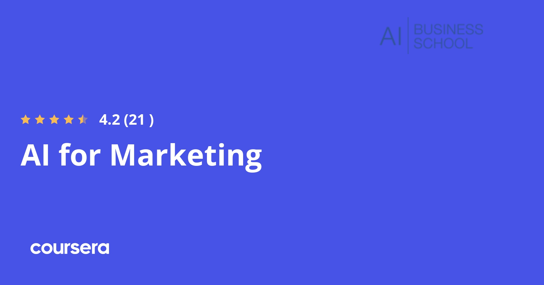 AI for Marketing | Coursera