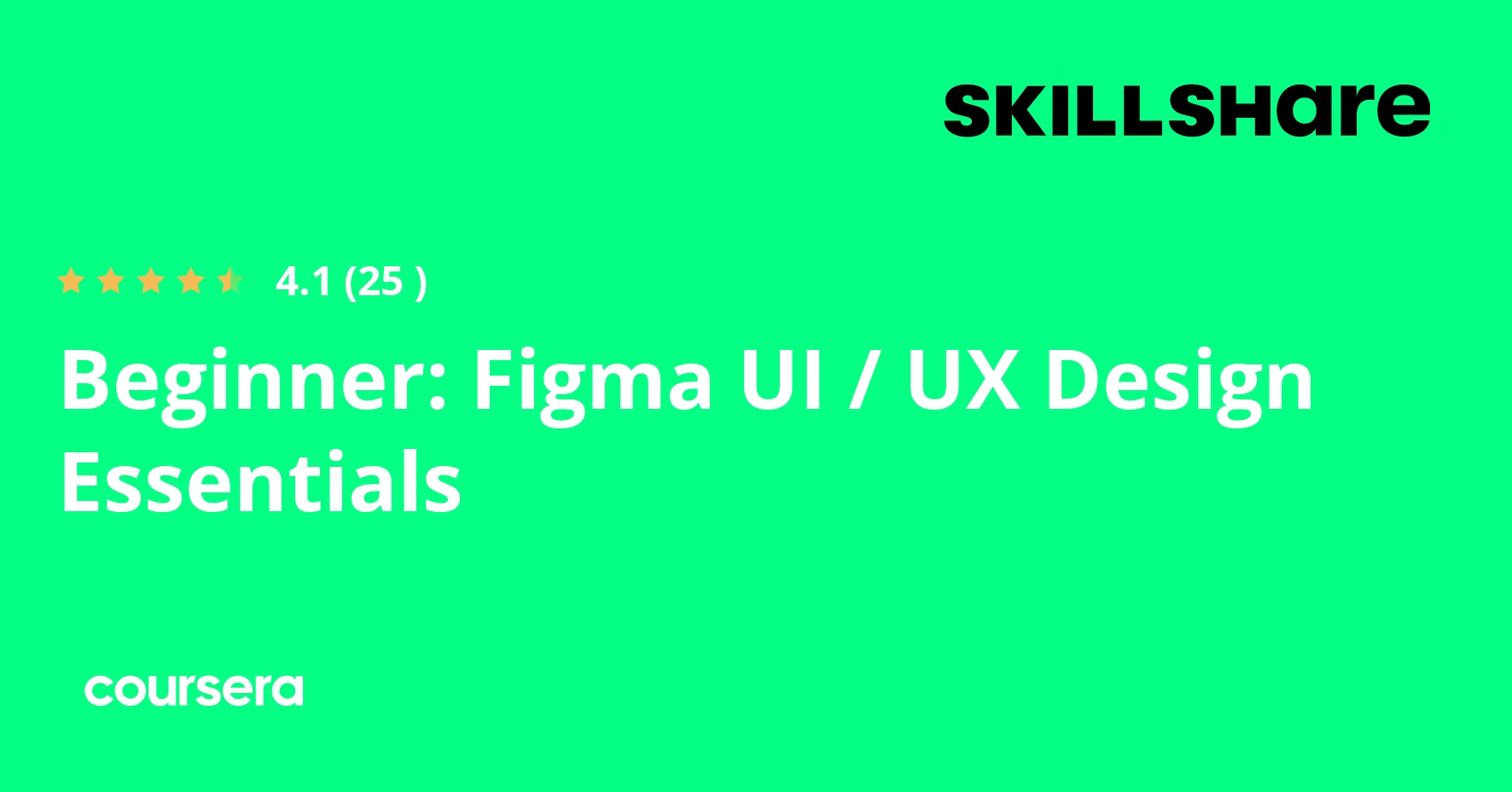 Beginner: Figma UI / UX Design Essentials | Coursera