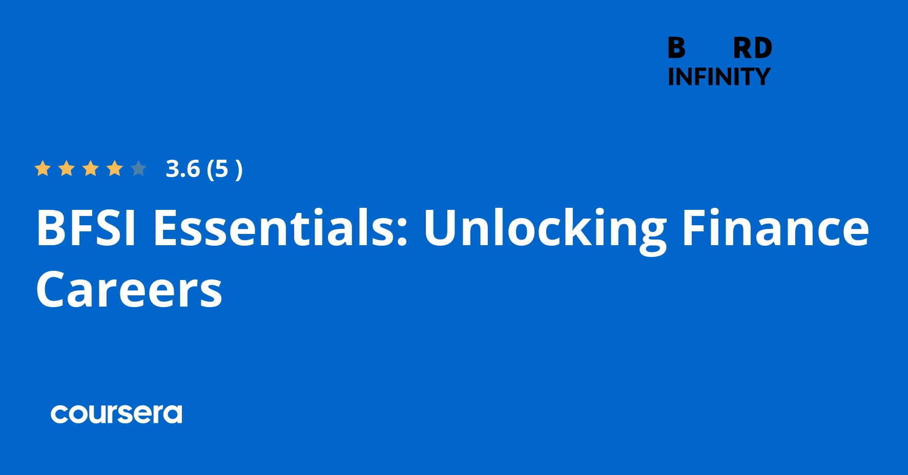 BFSI Essentials: Unlocking Finance Careers | Coursera