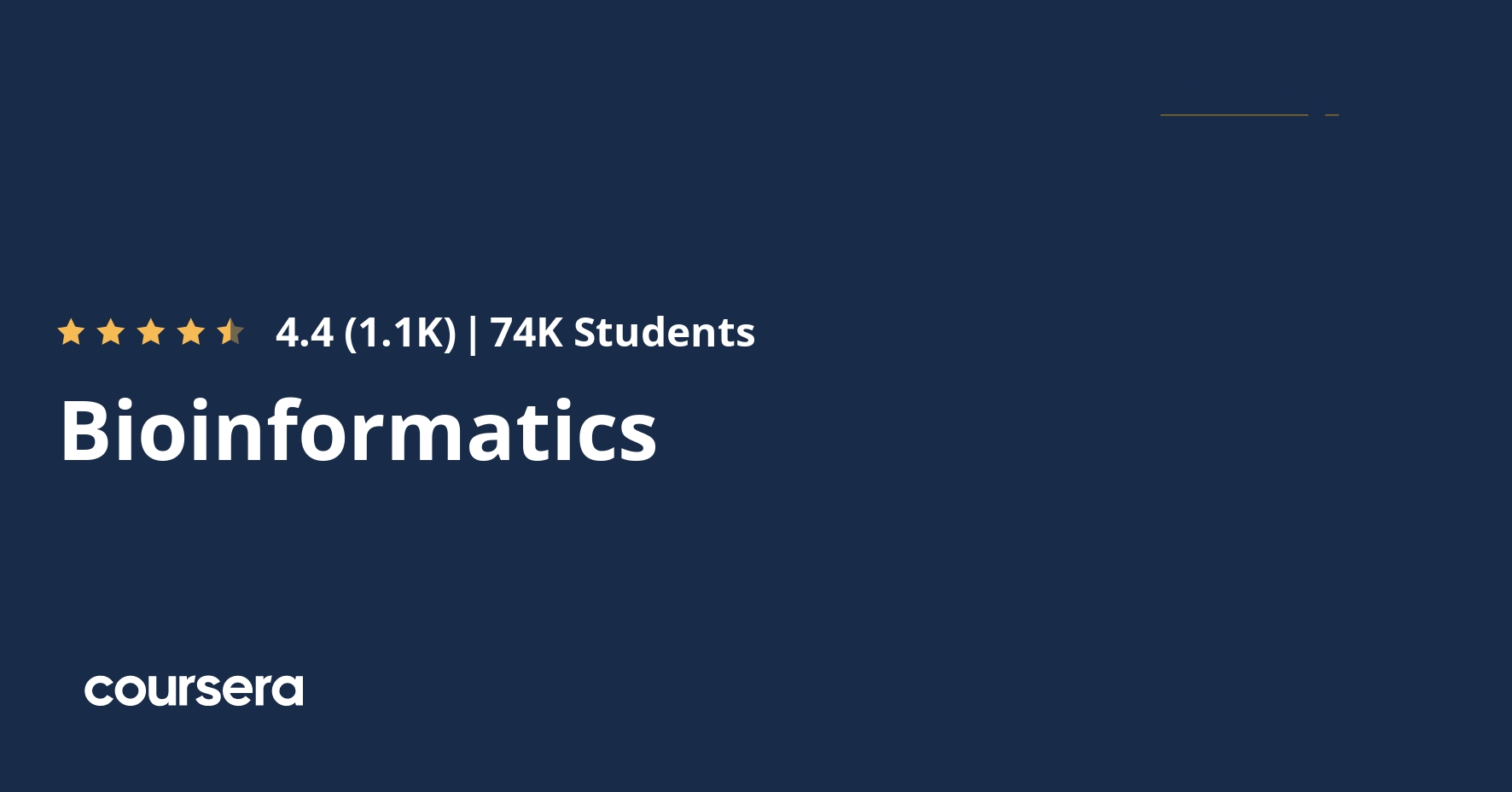 Bioinformatics | Coursera