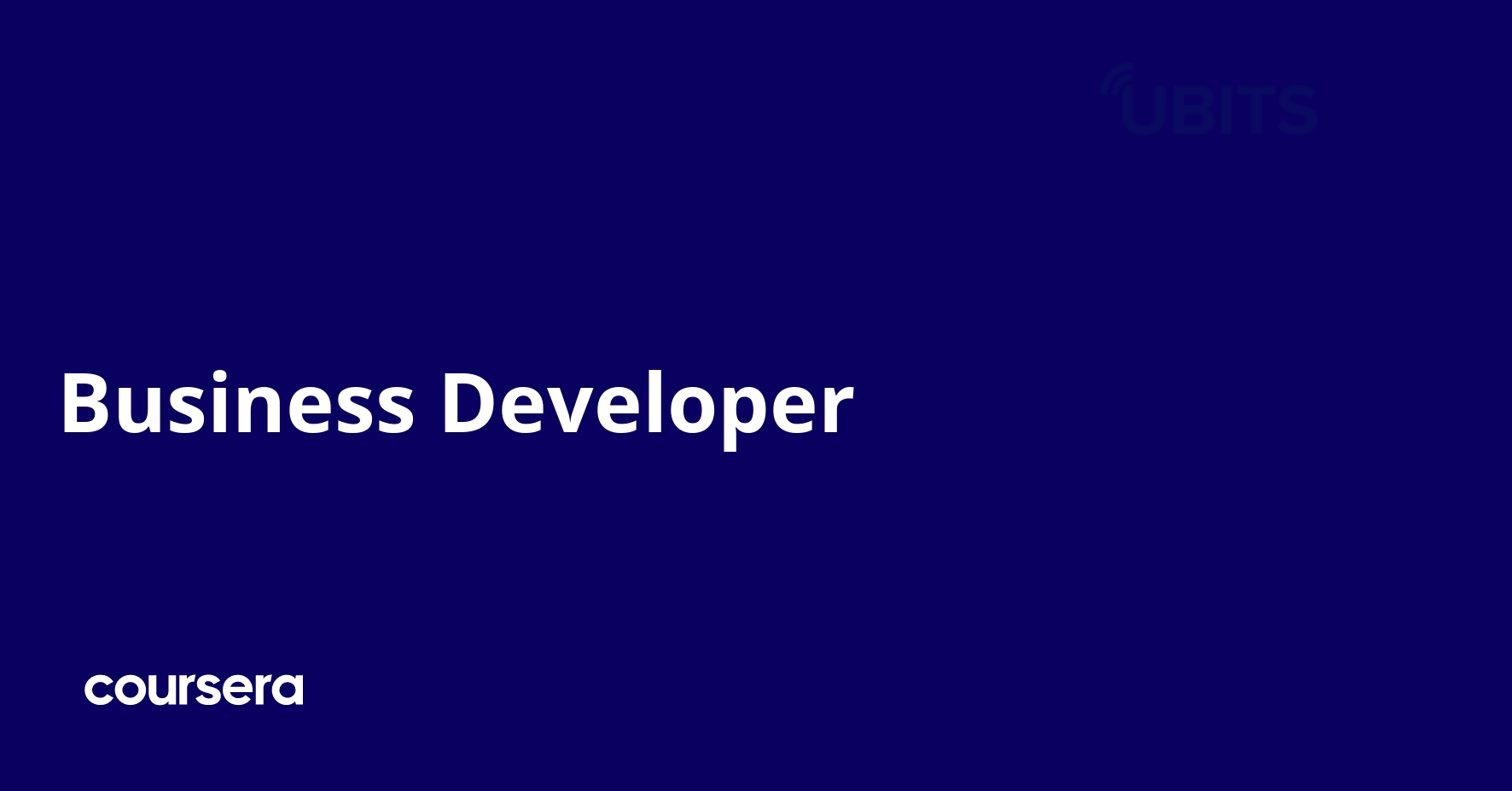 Business Developer | Coursera