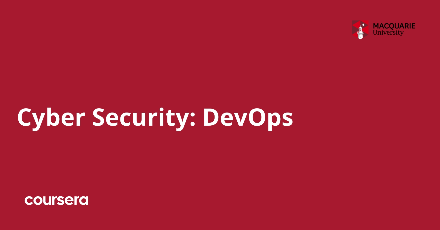 Cyber Security: DevOps | Coursera