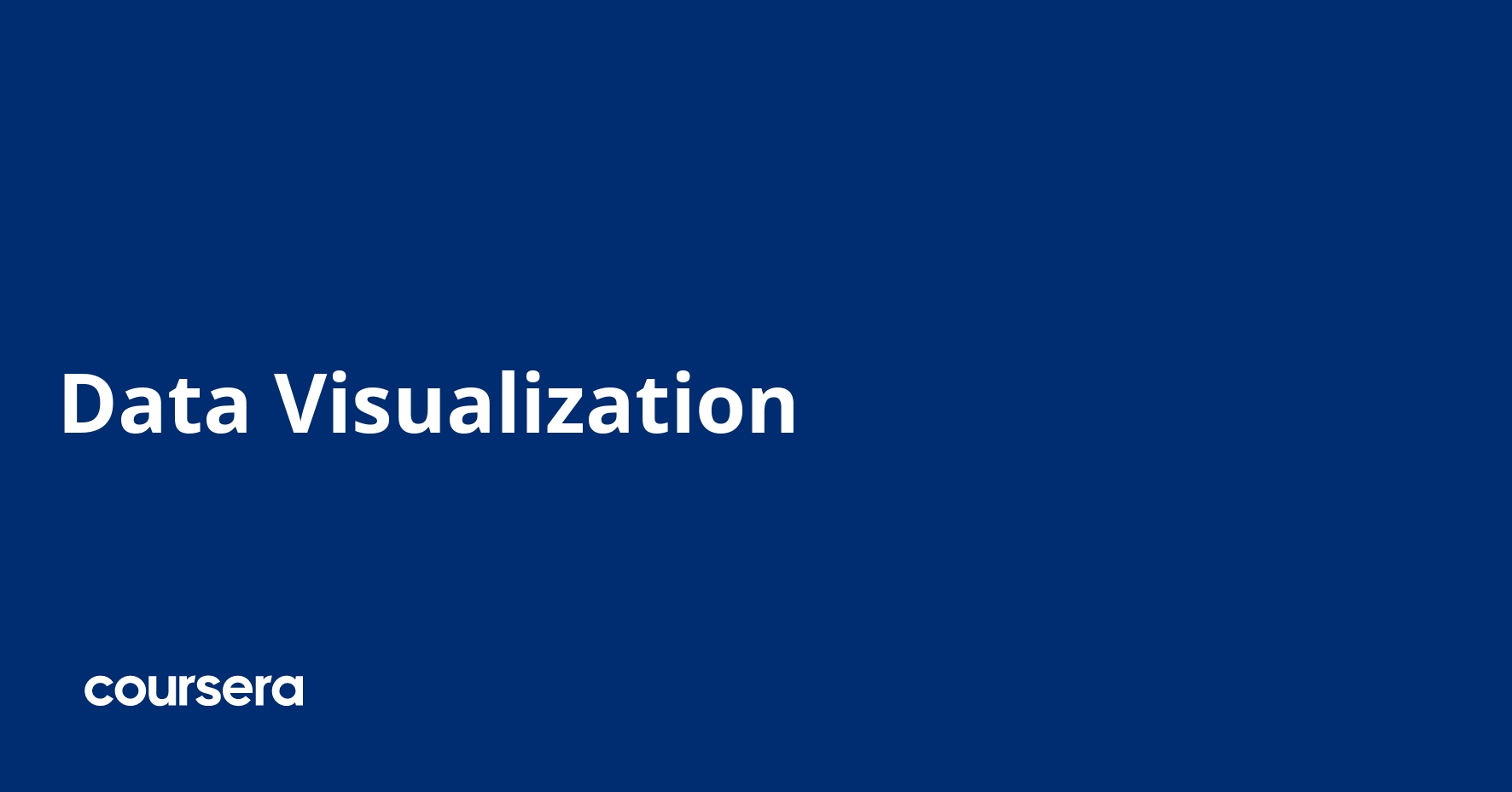 Data Visualization | Coursera