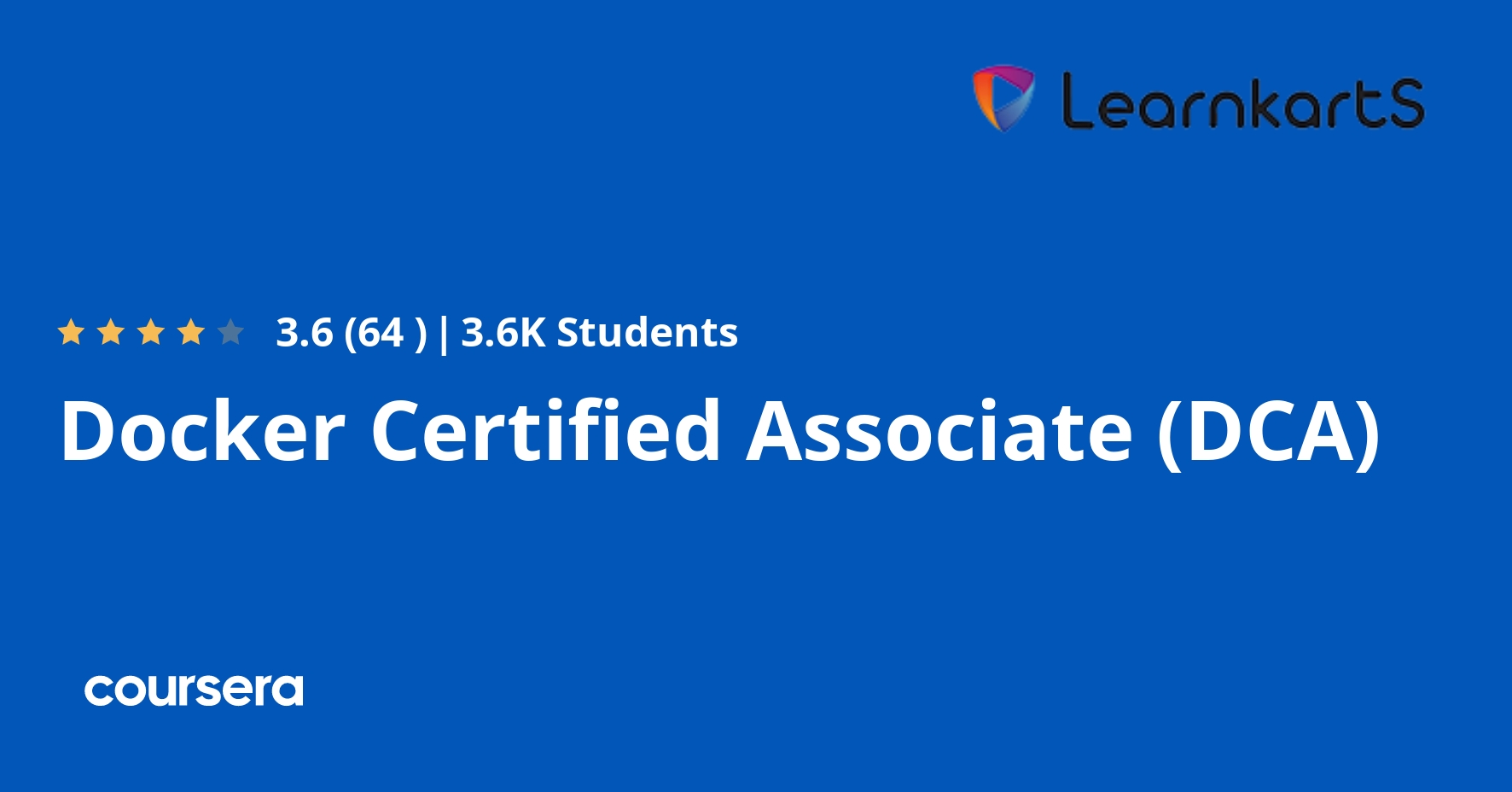 Docker Certified Associate (DCA) | Coursera