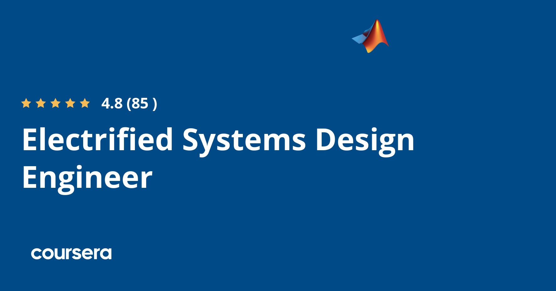Electrified Systems Design Engineer Professional Certificate | Coursera