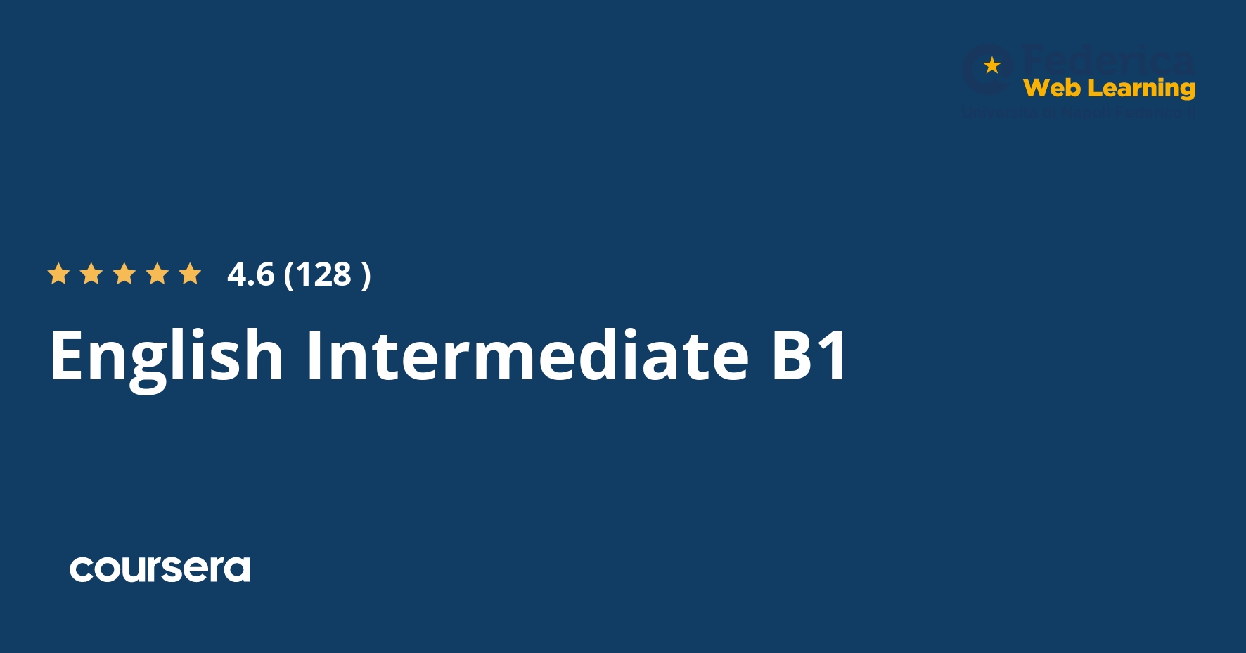 English Intermediate B1 | Coursera