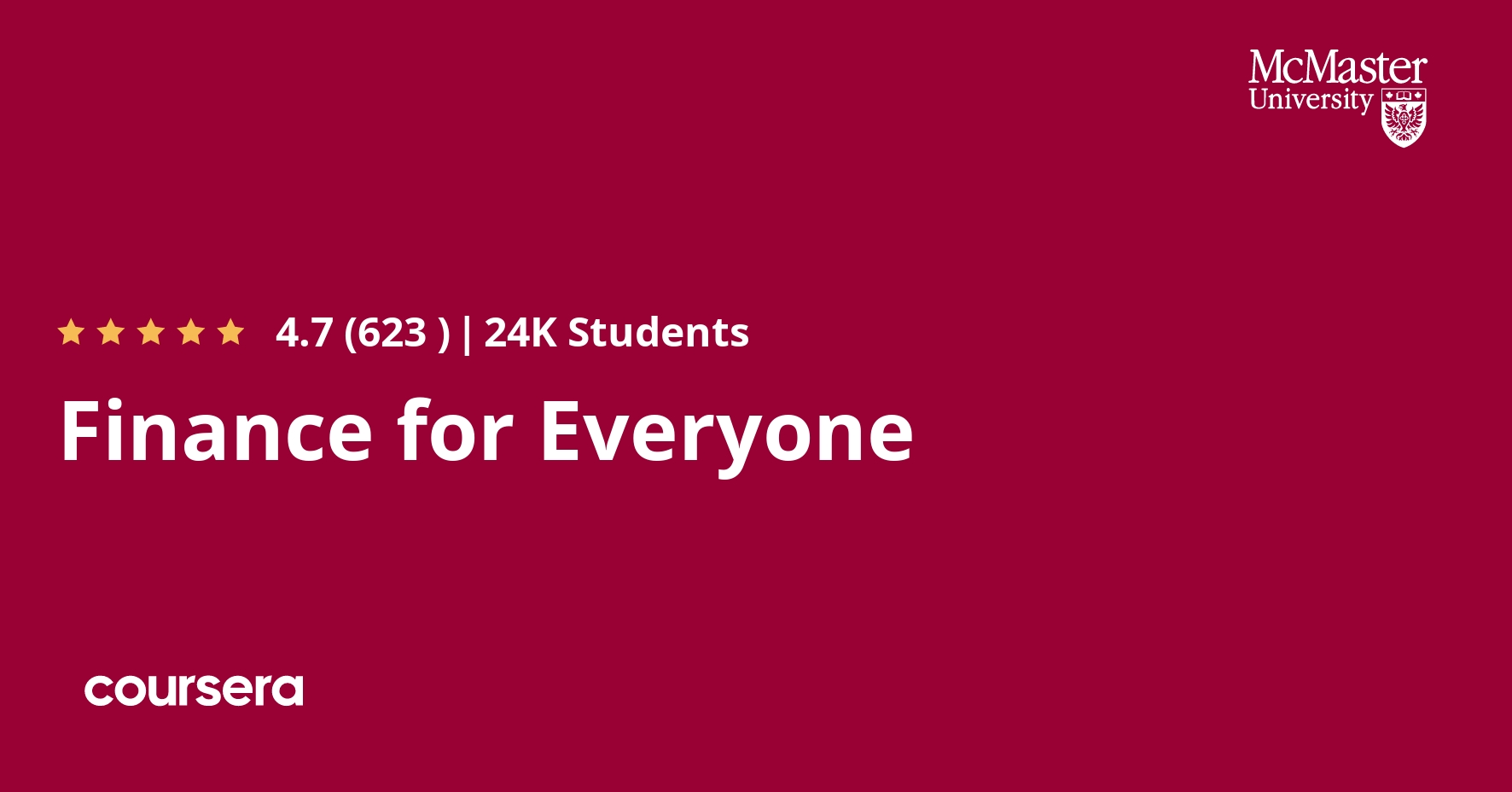 Finance For Everyone Specialization 5 Courses McMaster University finance-for-everyone-specialization-5-courses-mcmaster-university
