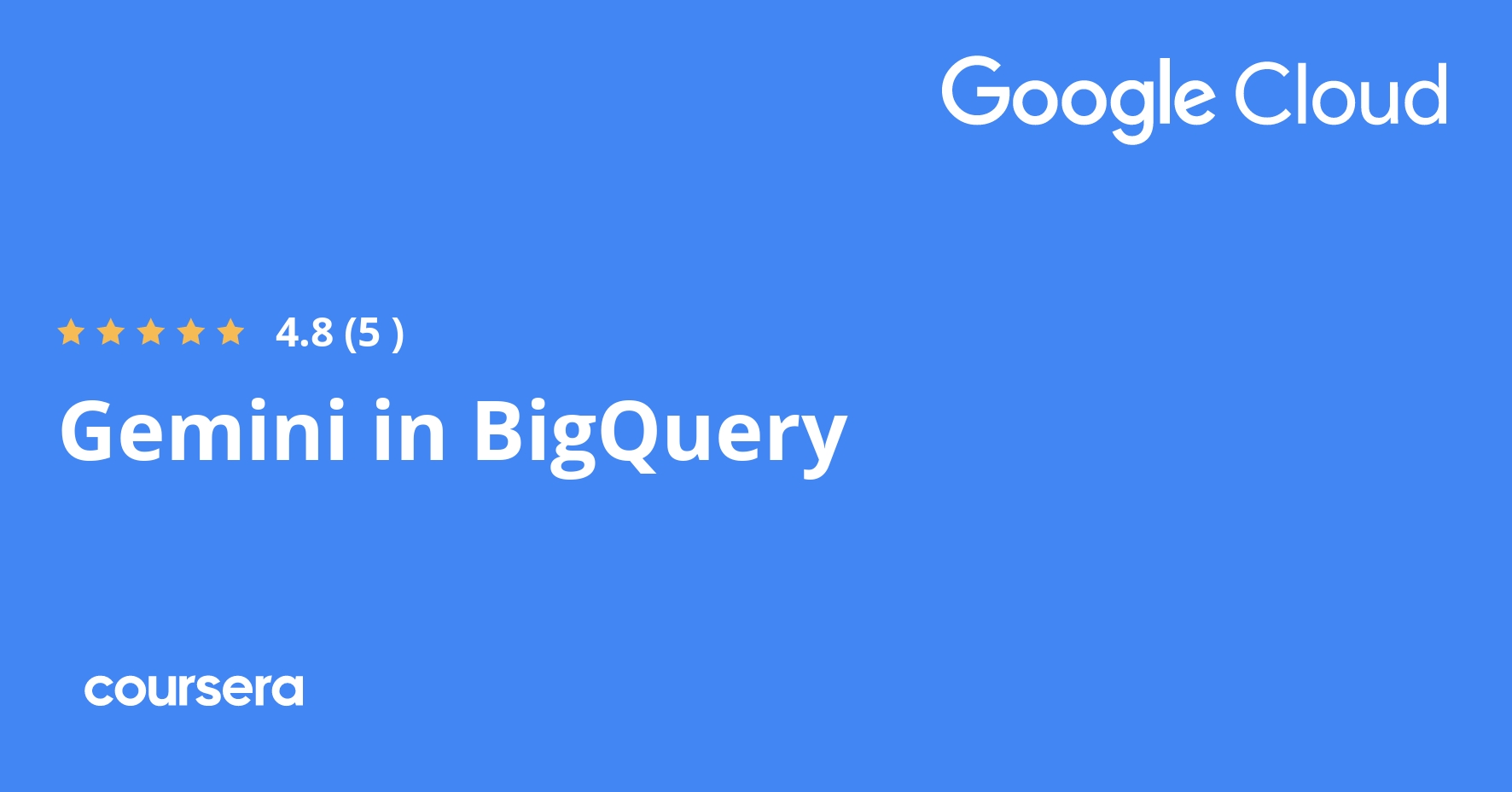 Gemini in BigQuery | Coursera