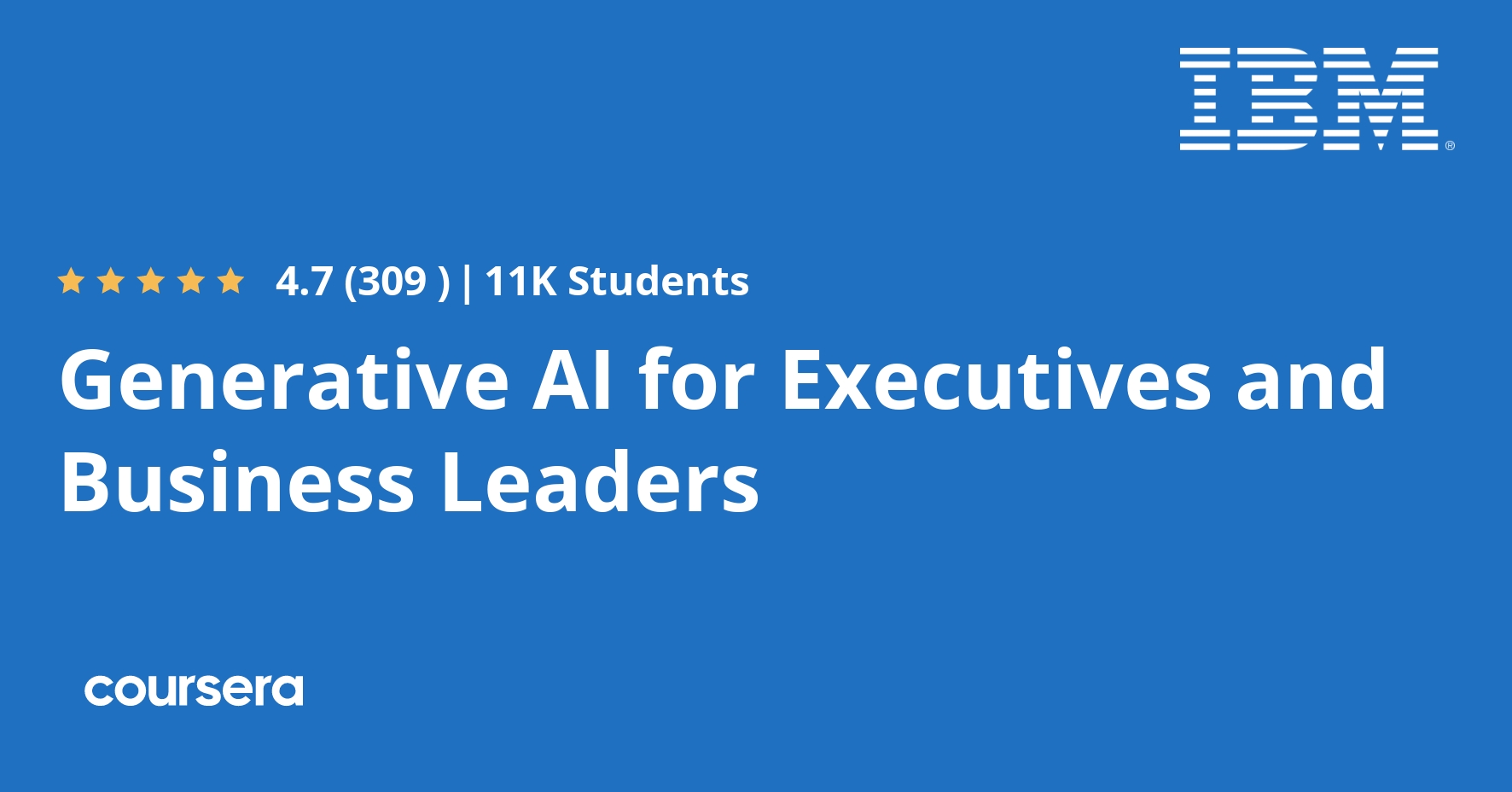 Generative AI for Executives and Business Leaders | Coursera