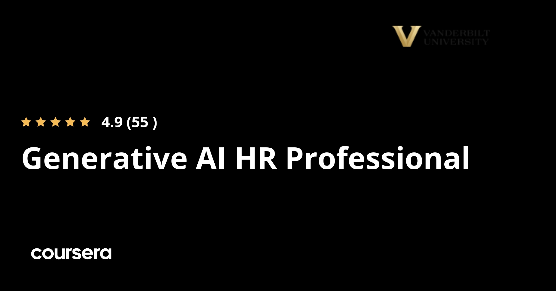 Generative AI HR Professional | Coursera