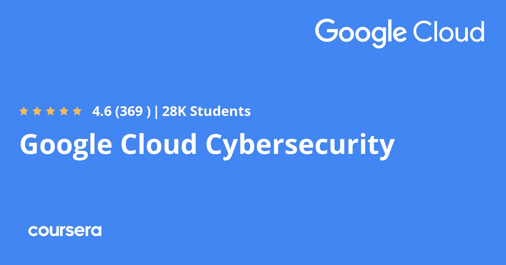 Google Cloud Cybersecurity Professional Certificate | Coursera