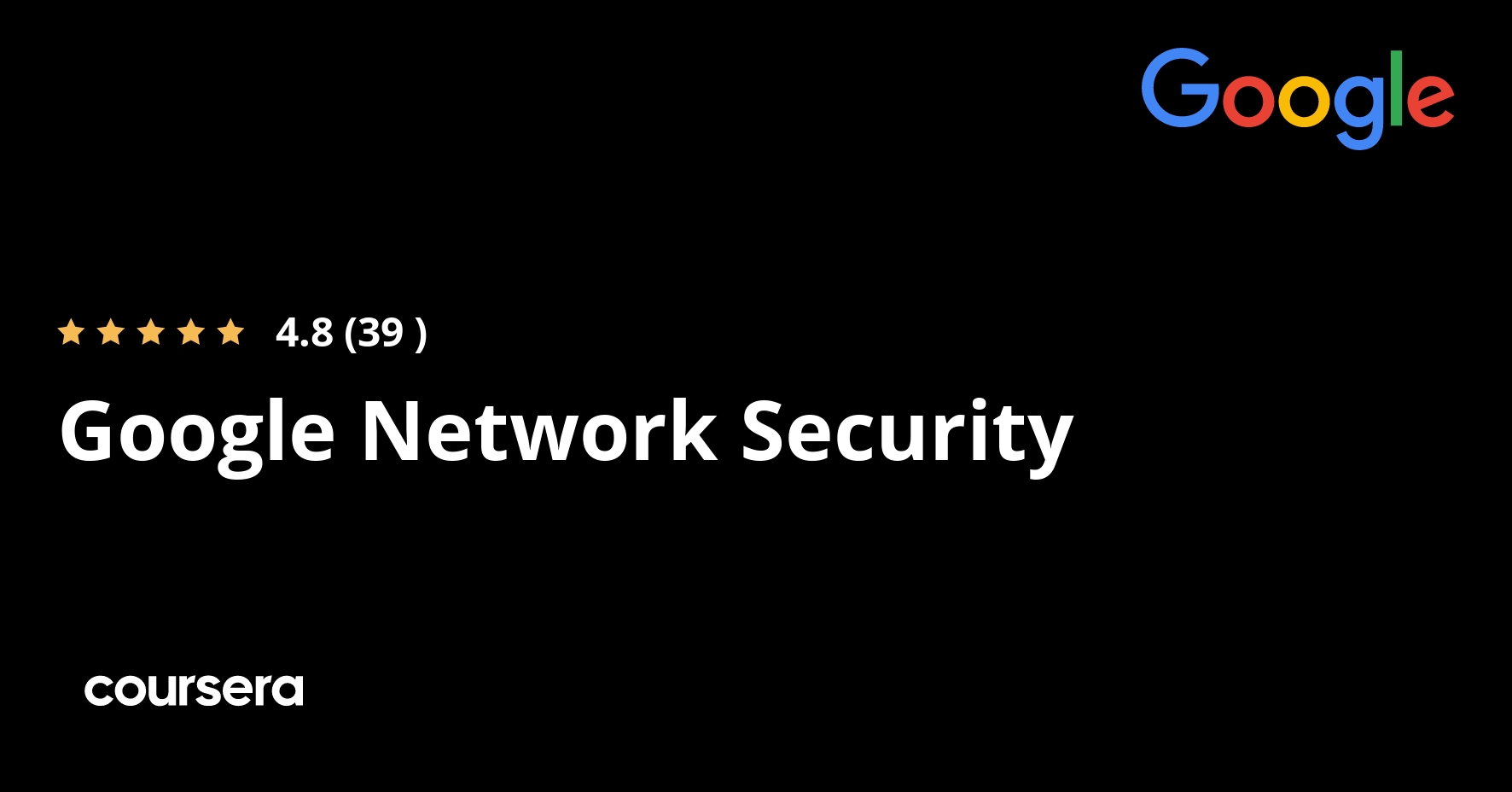 Google Network Security | Coursera
