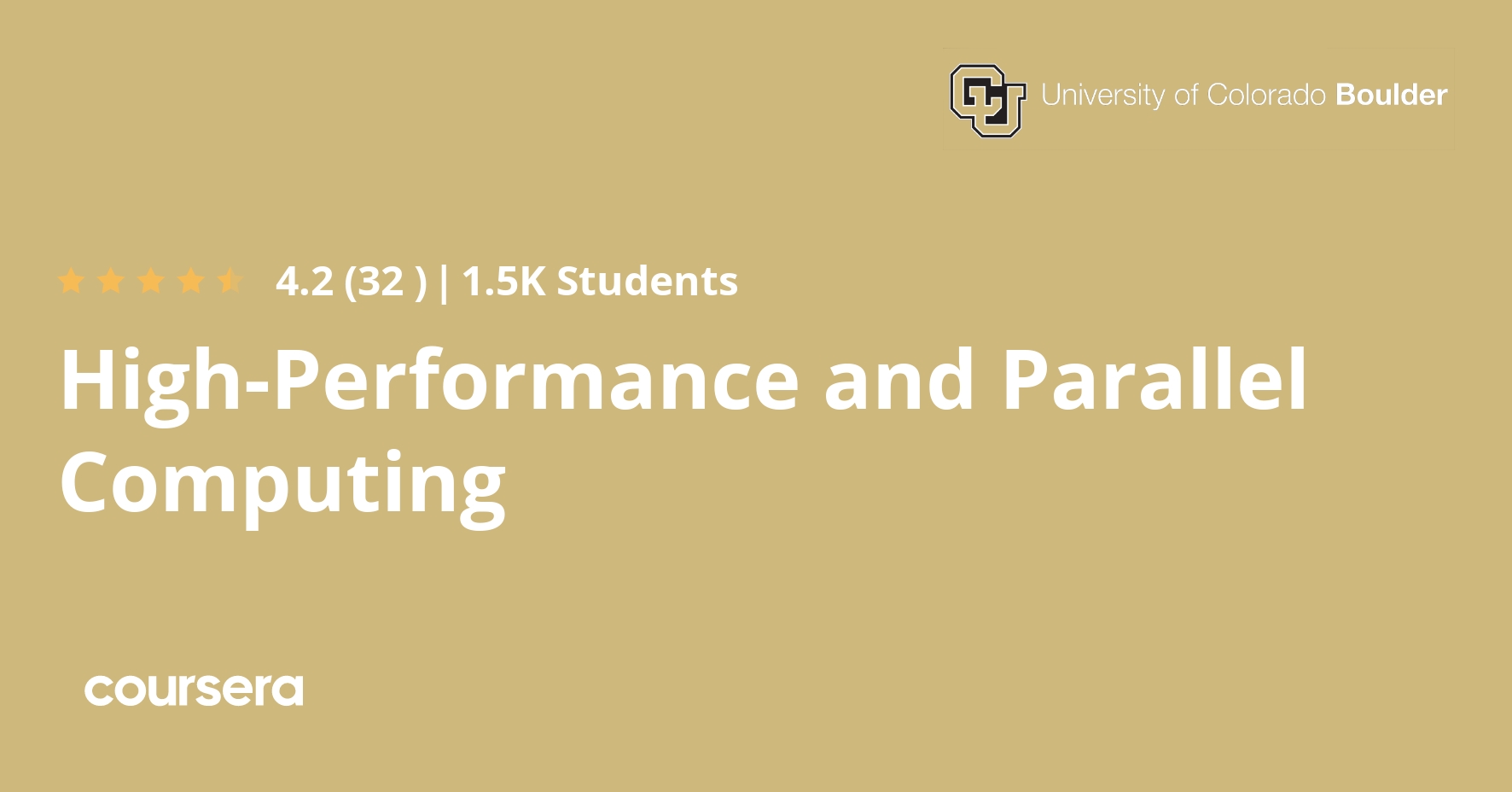 High Performance And Parallel Computing Coursera