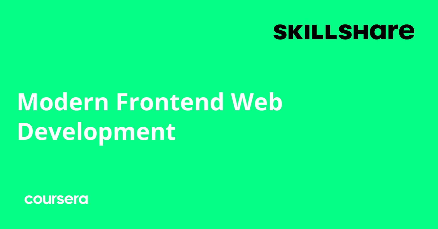 Modern Frontend Web Development | Coursera