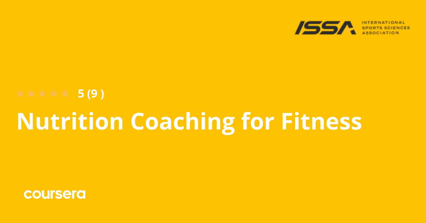 Nutrition Coaching for Fitness | Coursera
