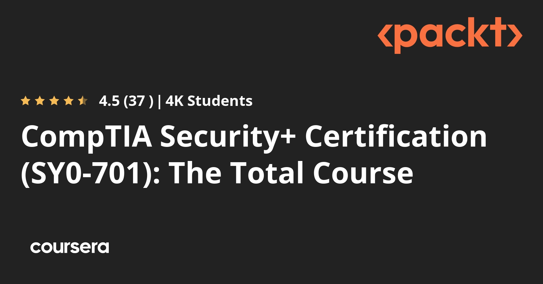 CompTIA Security+ Certification (SY0-701): The Total Course | Coursera