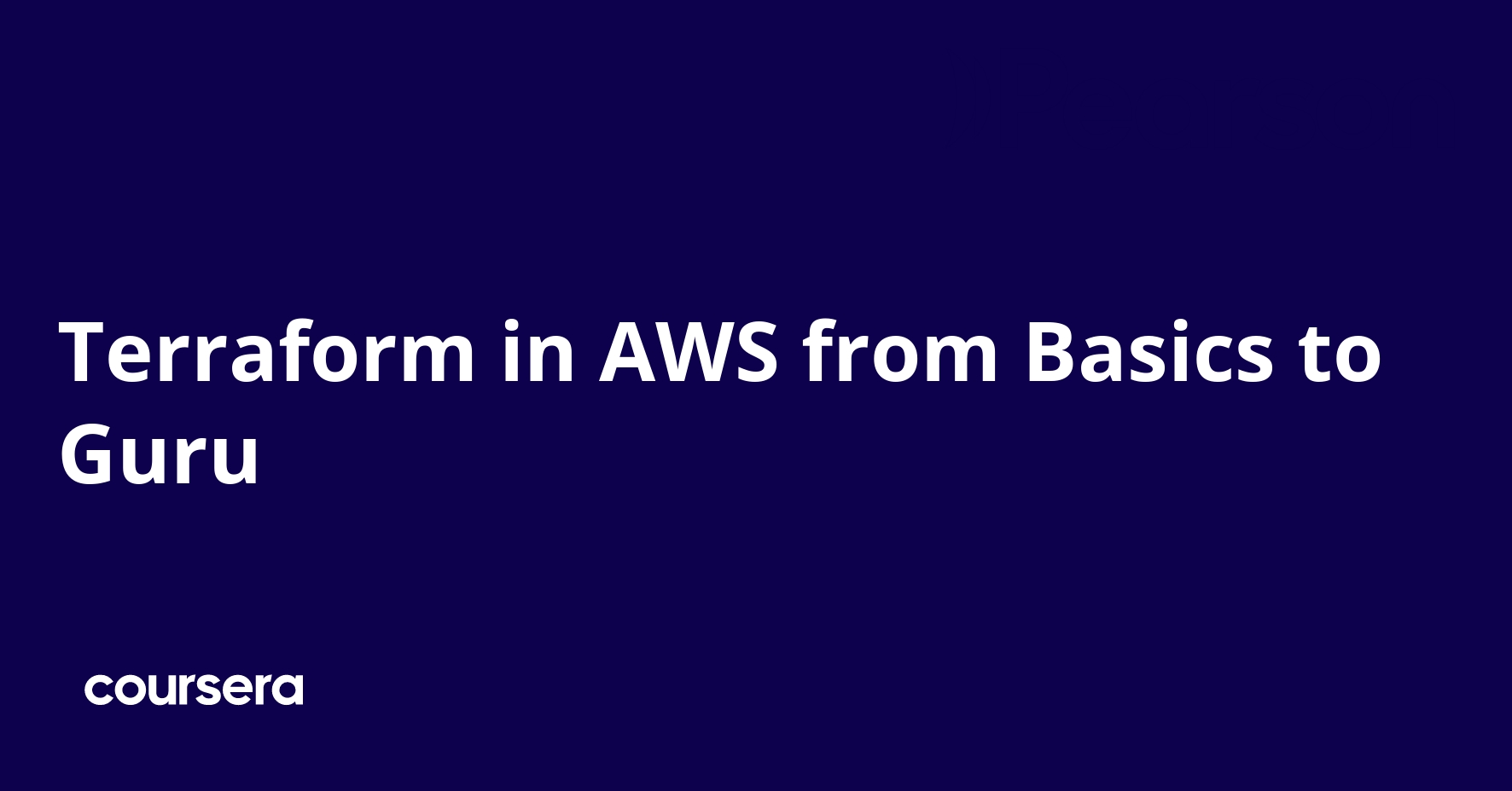 Terraform in AWS from Basics to Guru | Coursera