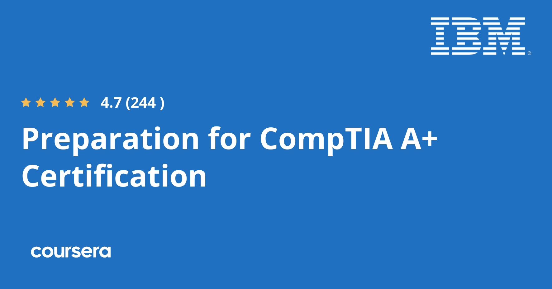 Preparation for CompTIA A+ Certification | Coursera