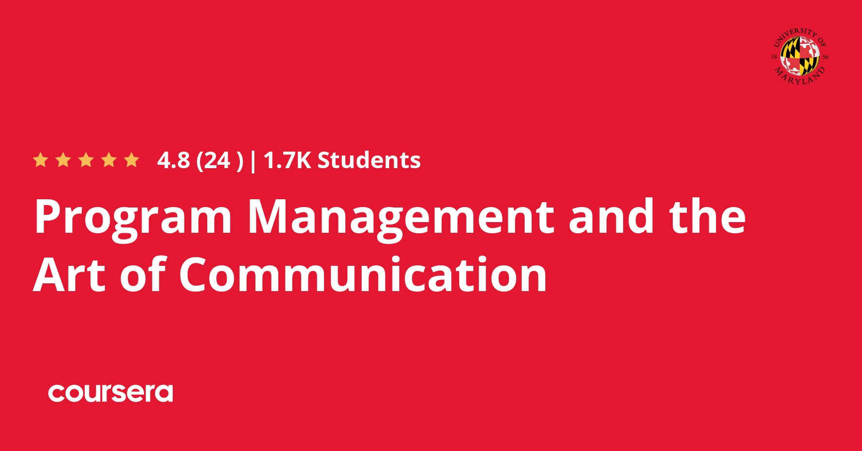 Program Management and the Art of Communication | Coursera