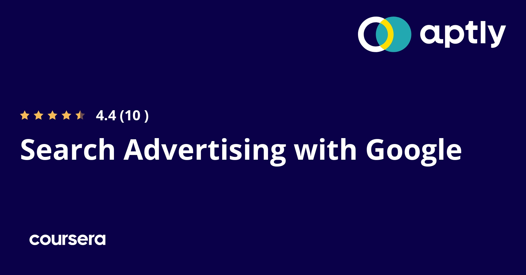 Search Advertising with Google | Coursera