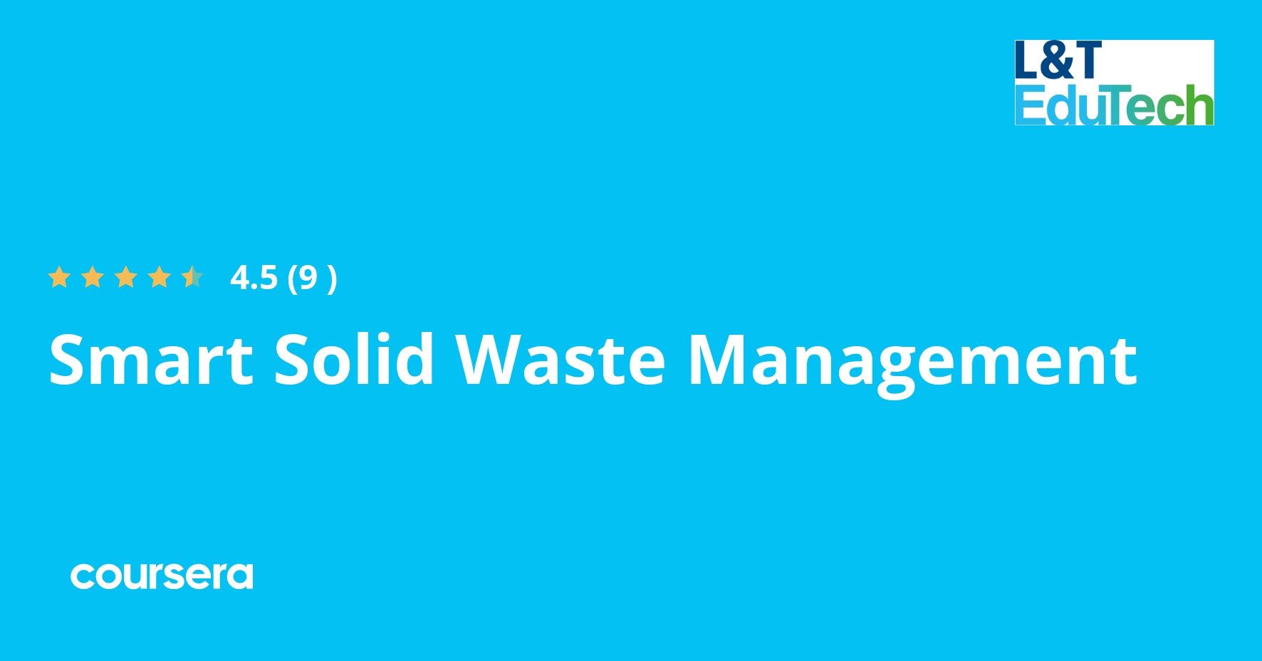 Smart Solid Waste Management | Coursera