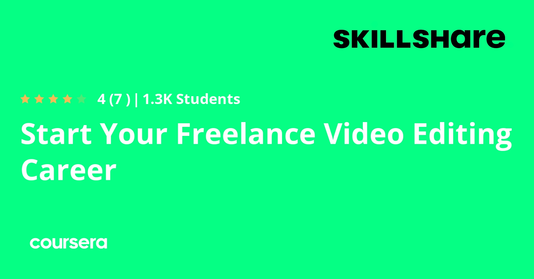 Start Your Freelance Video Editing Career | Coursera