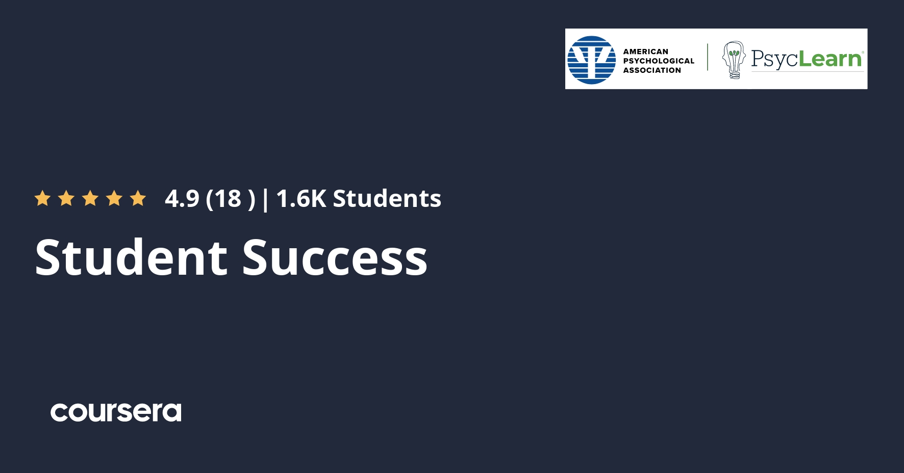 Student Success | Coursera