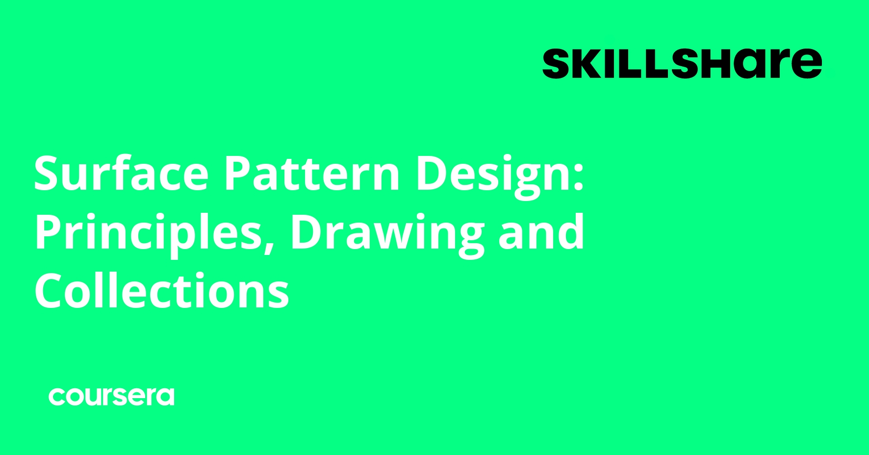 Surface Pattern Design: Principles, Drawing and Collections | Coursera