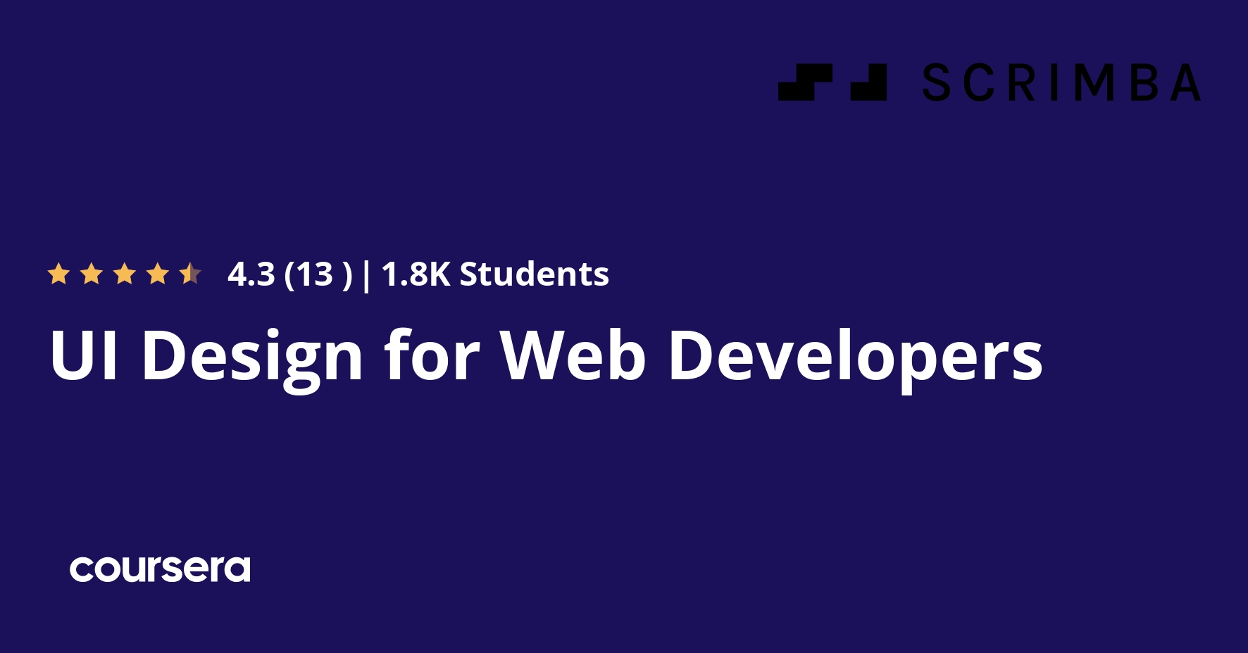 UI Design for Web Developers | Coursera