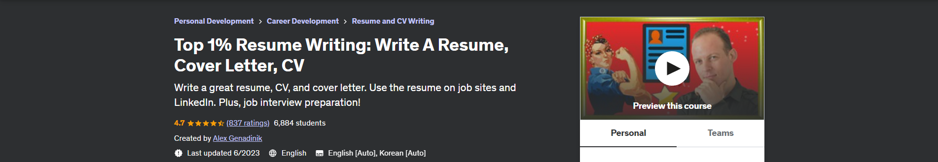 10 Best Resume Writing Courses For Beginners in 2024