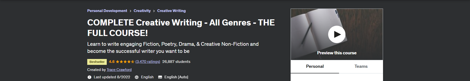 6 Best Creative Writing Courses For Beginners in 2024