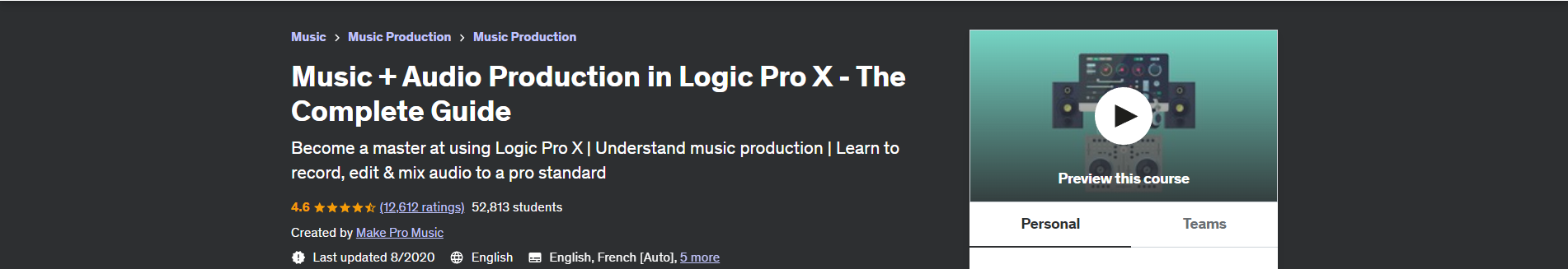 9 Best Logic Pro X Courses For Beginners - [2024]