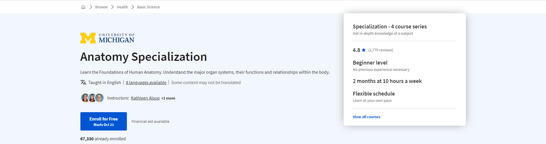 5 Best Human Anatomy Courses For Beginners in 2024