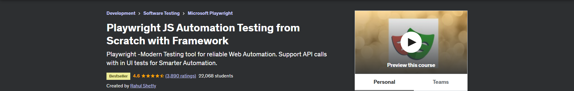 6 Best Playwright Courses For Beginners in 2024