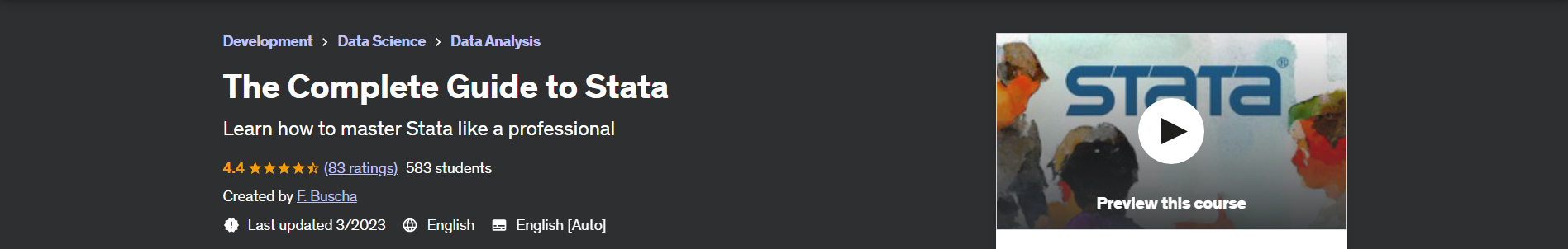 5 Best Stata Courses Online For Beginners in 2024