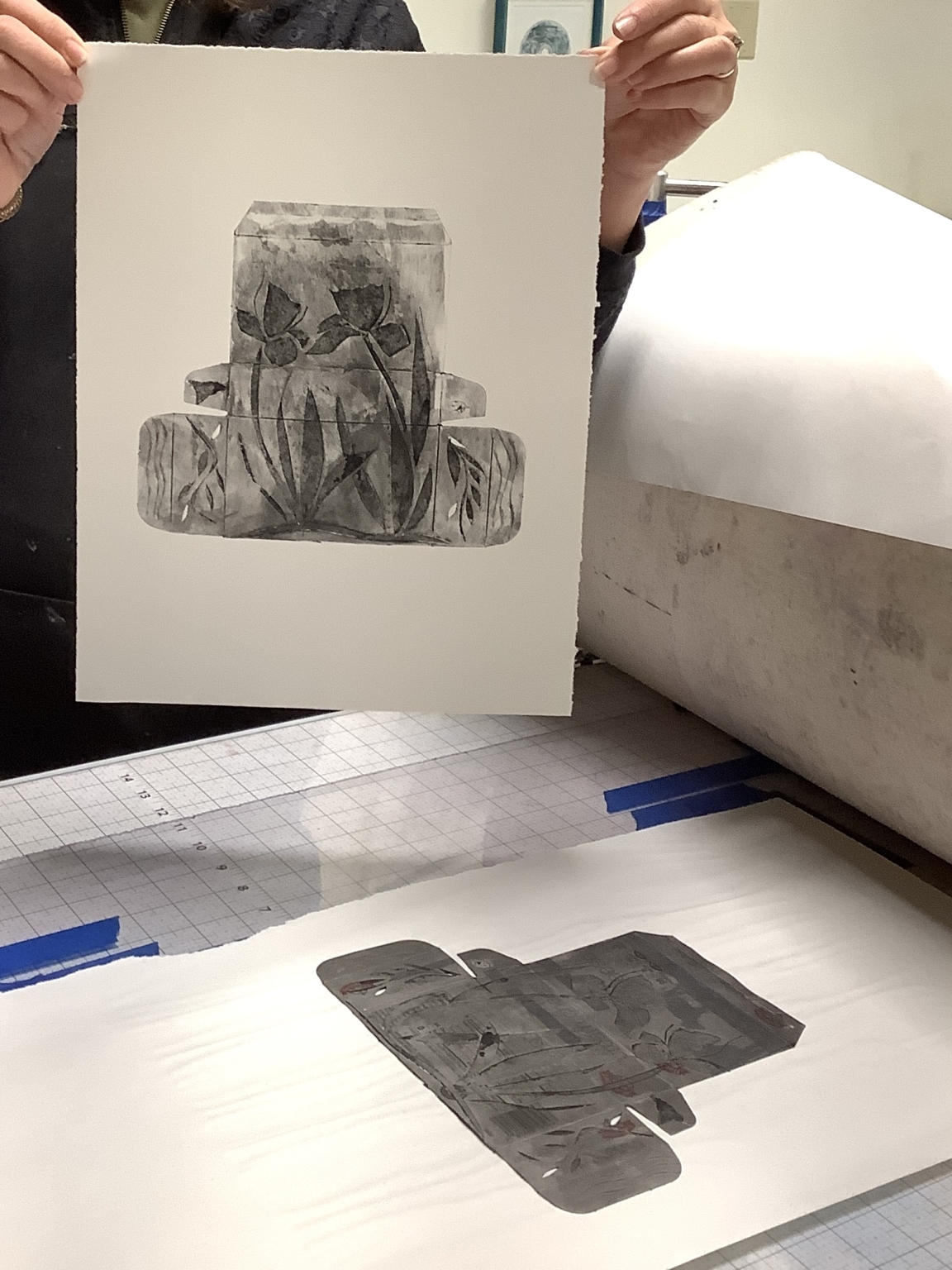 Printmaking with Upcycled Paperboard Materials | 2025 Art Classes ...